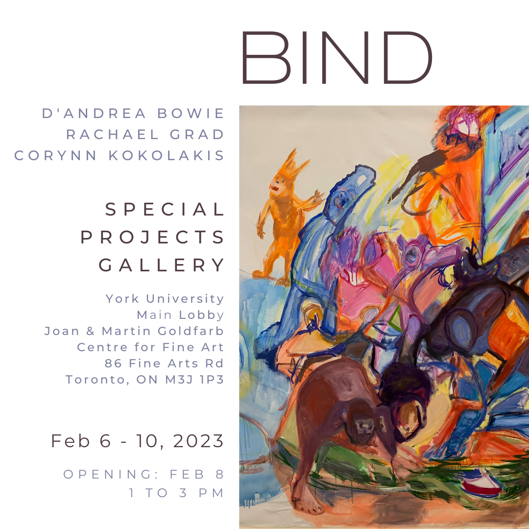 Bind Art Show at Special Projects Gallery York University – Rachael Grad