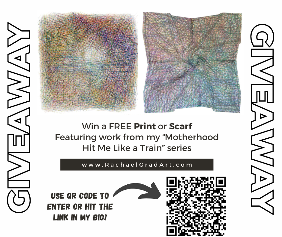 Scarf or Artwork Giveaway by Toronto Artist Rachael Grad